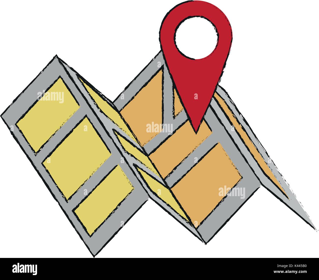 Map location pointer Stock Vector Image & Art - Alamy