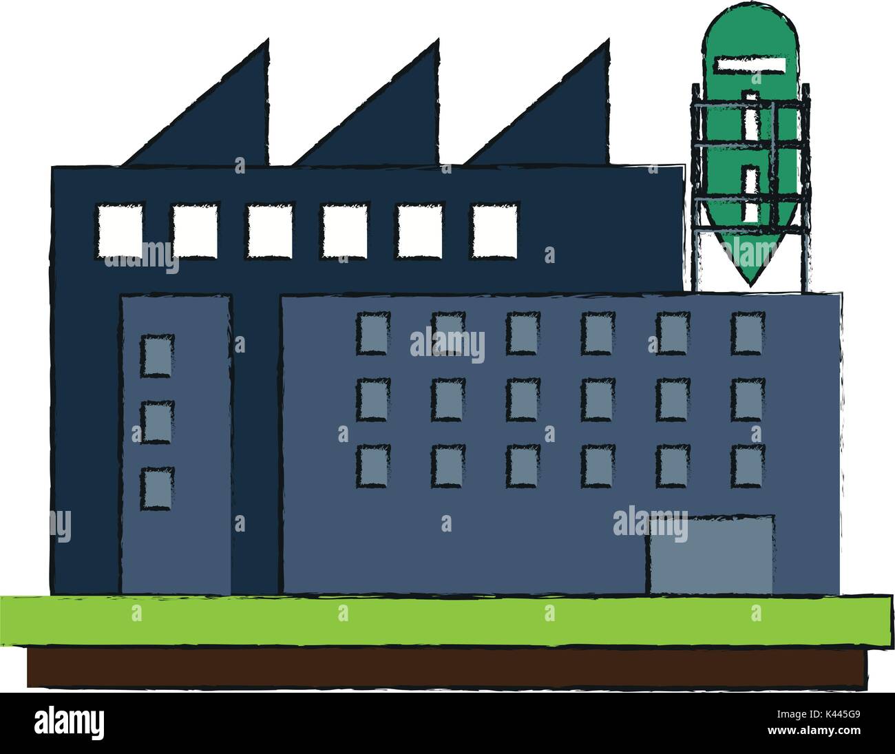 Industrial plant factory Stock Vector Image & Art - Alamy