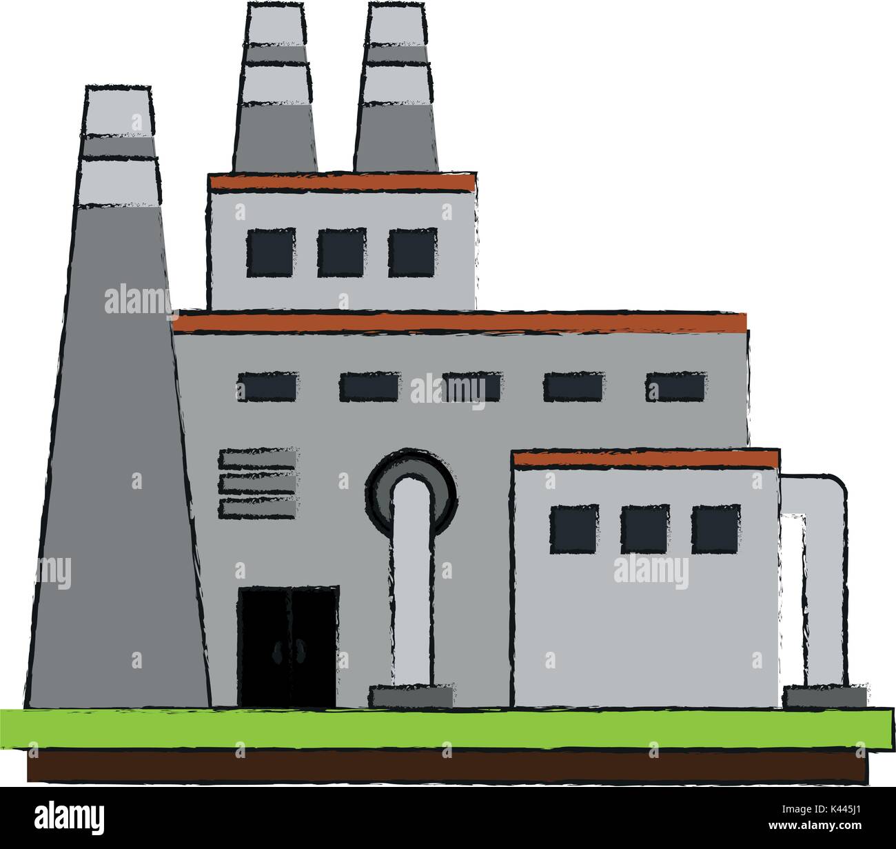 Industrial plant factory Stock Vector Image & Art - Alamy