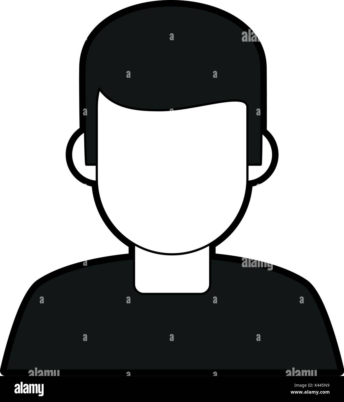 Man faceless cartoon Stock Vector Image & Art - Alamy