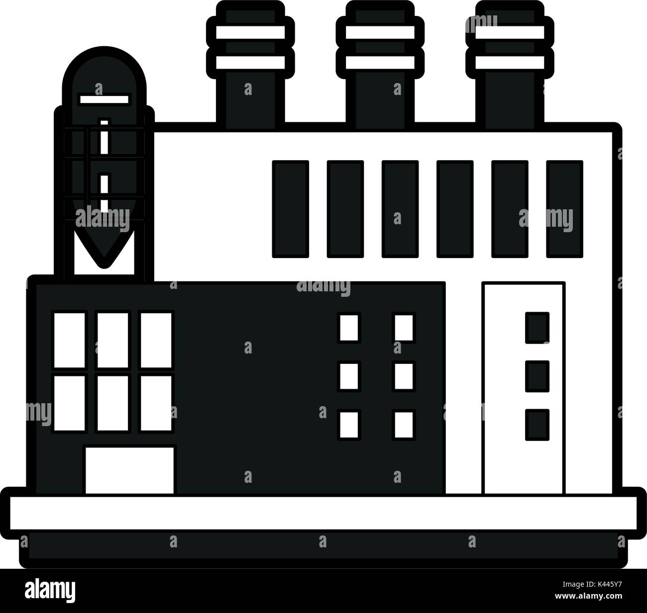 Industrial plant factory Stock Vector Image & Art - Alamy