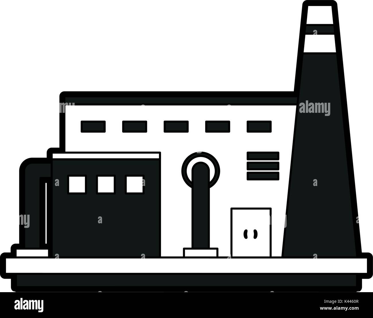 Industrial plant factory Stock Vector Image & Art - Alamy