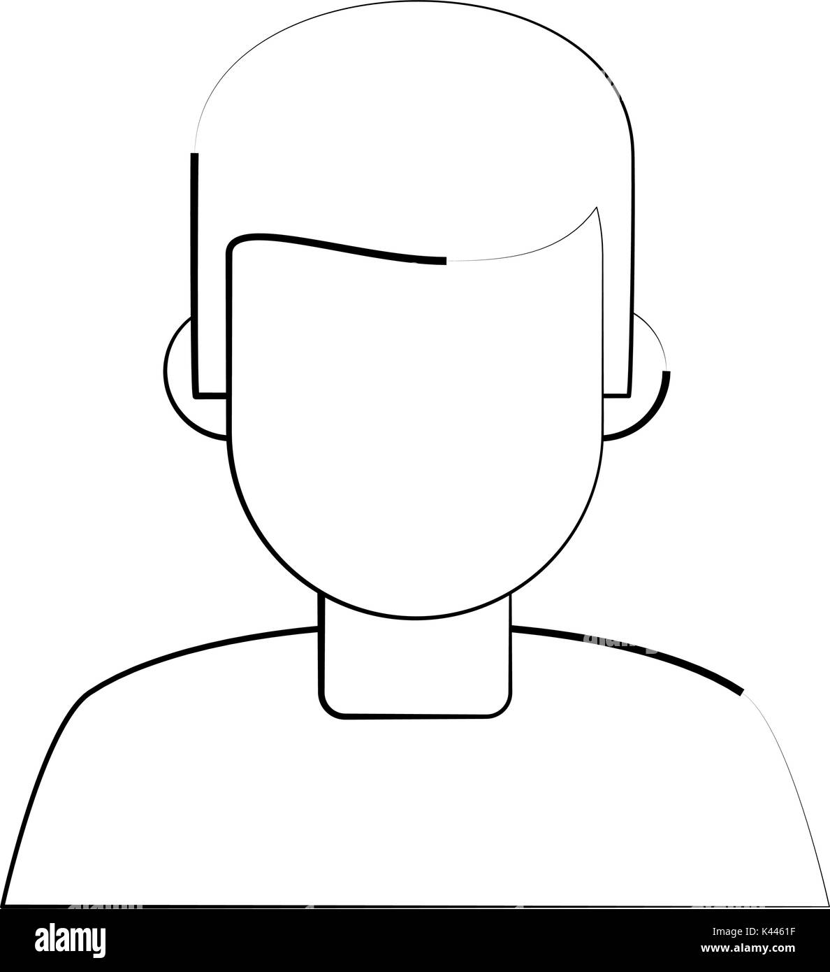 Man faceless cartoon Stock Vector Image & Art - Alamy