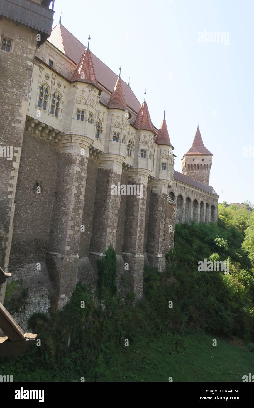 Corvin Castle, Hunyadi or Hunedoara Castle, one of the largest medieval ...