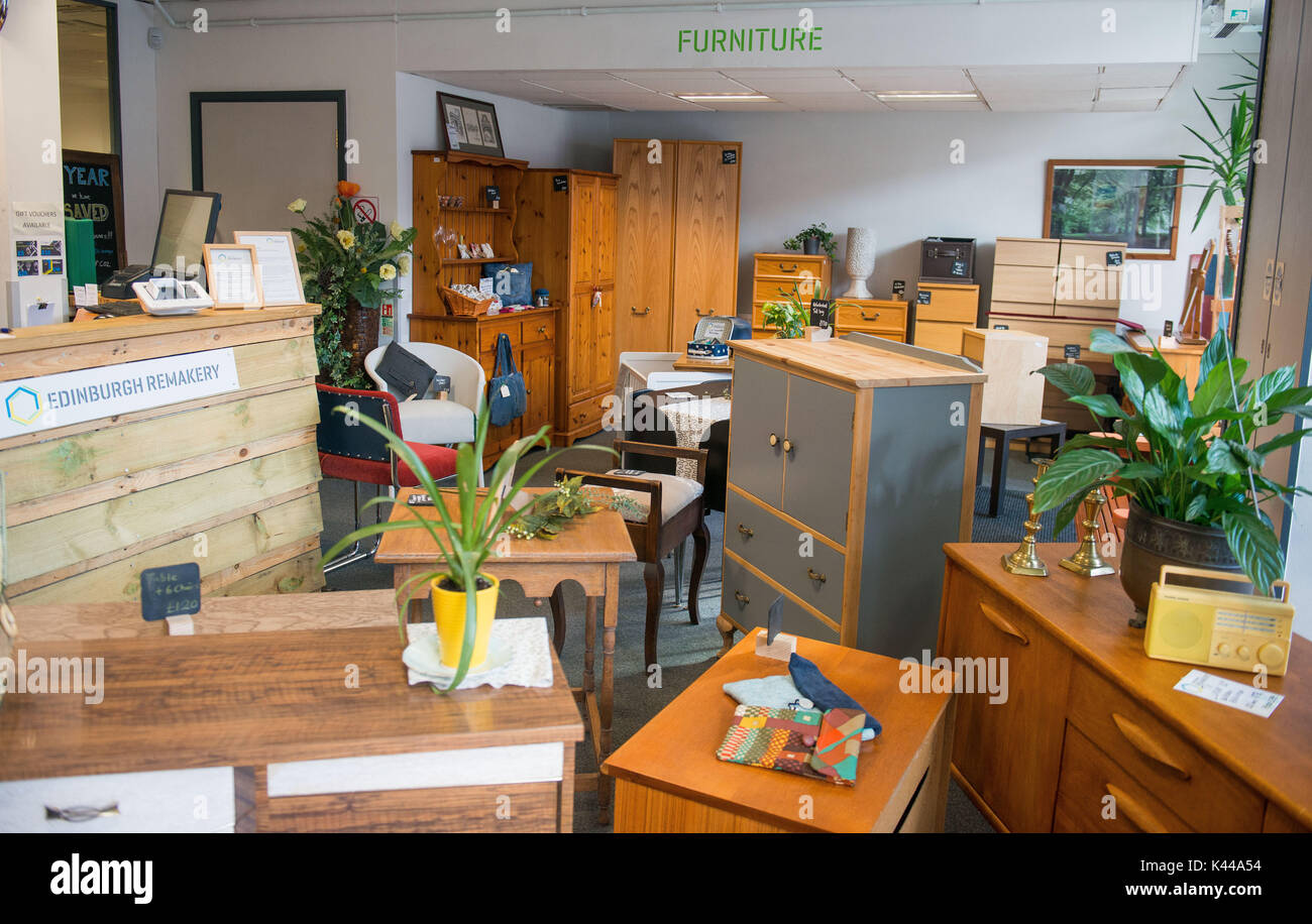 Picture: Edinburgh Remakery, Leith Walk Stock Photo - Alamy