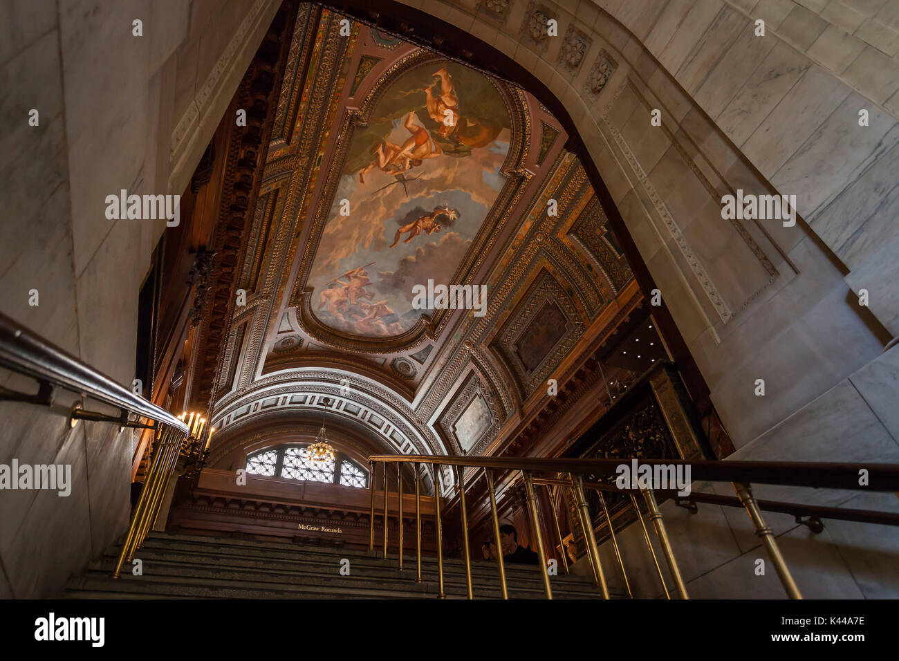 New york public library ceiling hi-res stock photography and images - Alamy