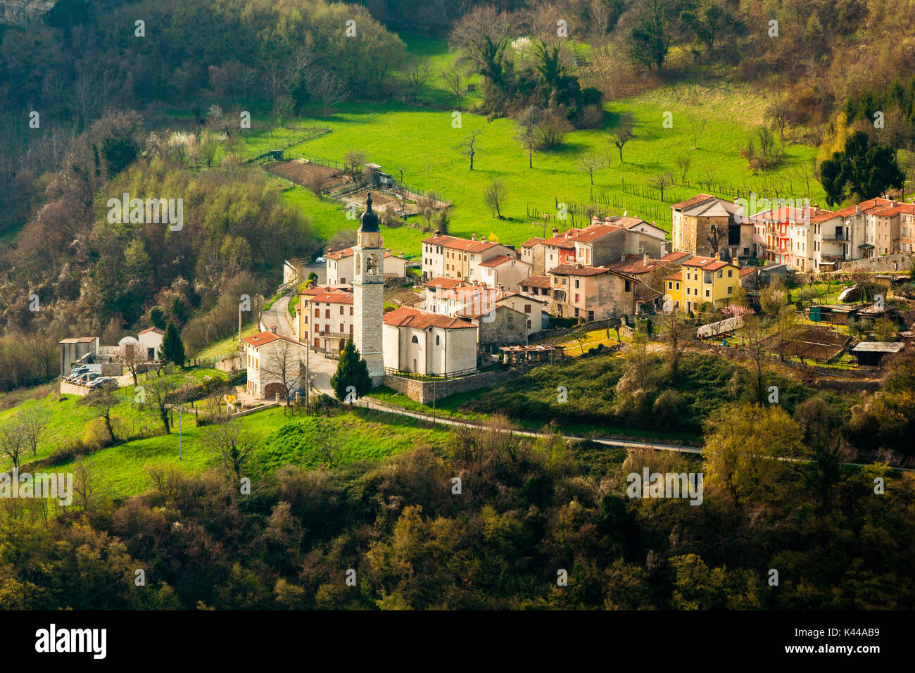 Village, Covolo, Lusiana, Altopiano di Asiago, Province of Vicenza ...