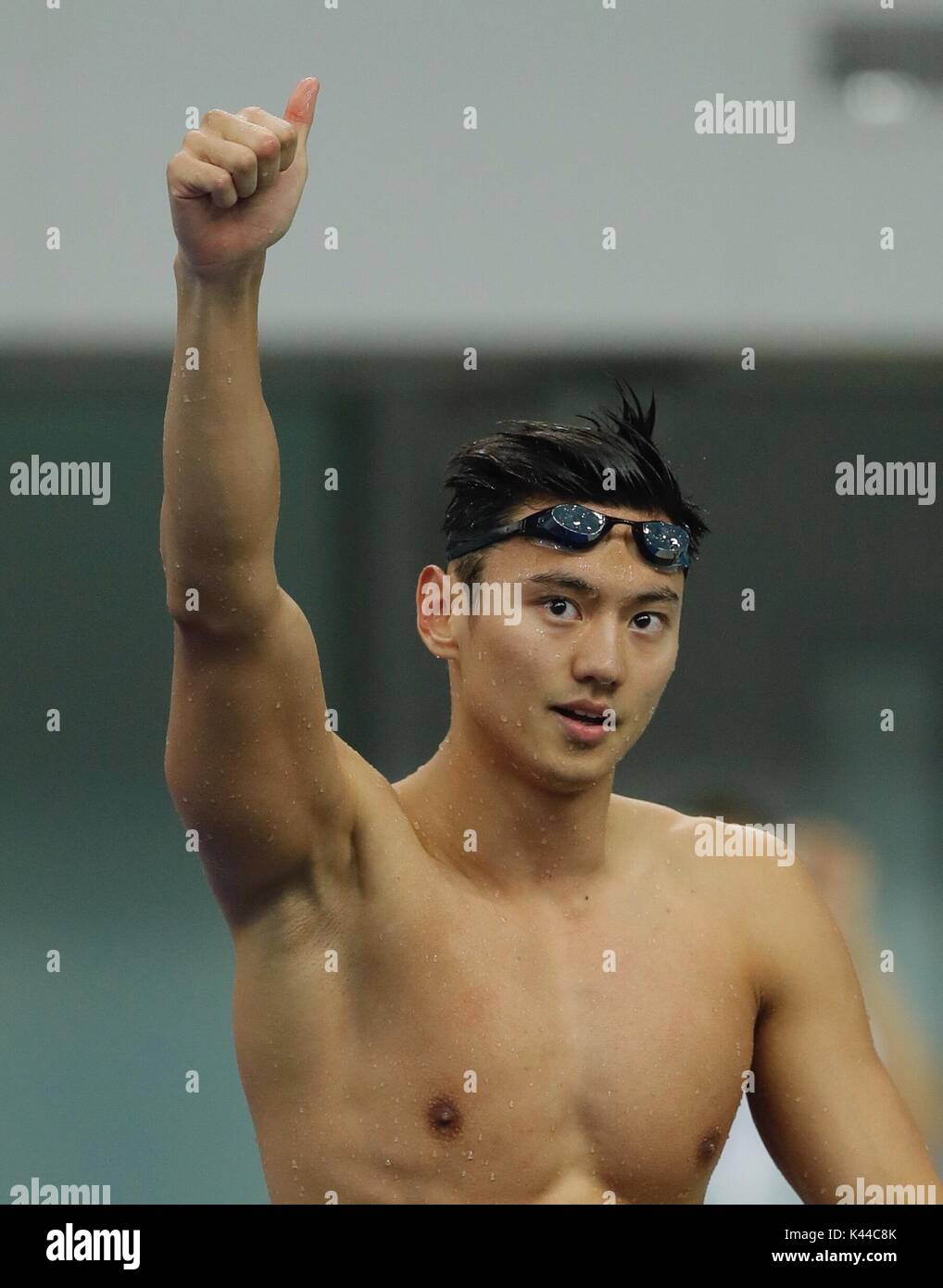 (170904) -- TIANJIN, Sept. 4, 2017 (Xinhua) -- Ning Zetao of Henan ...