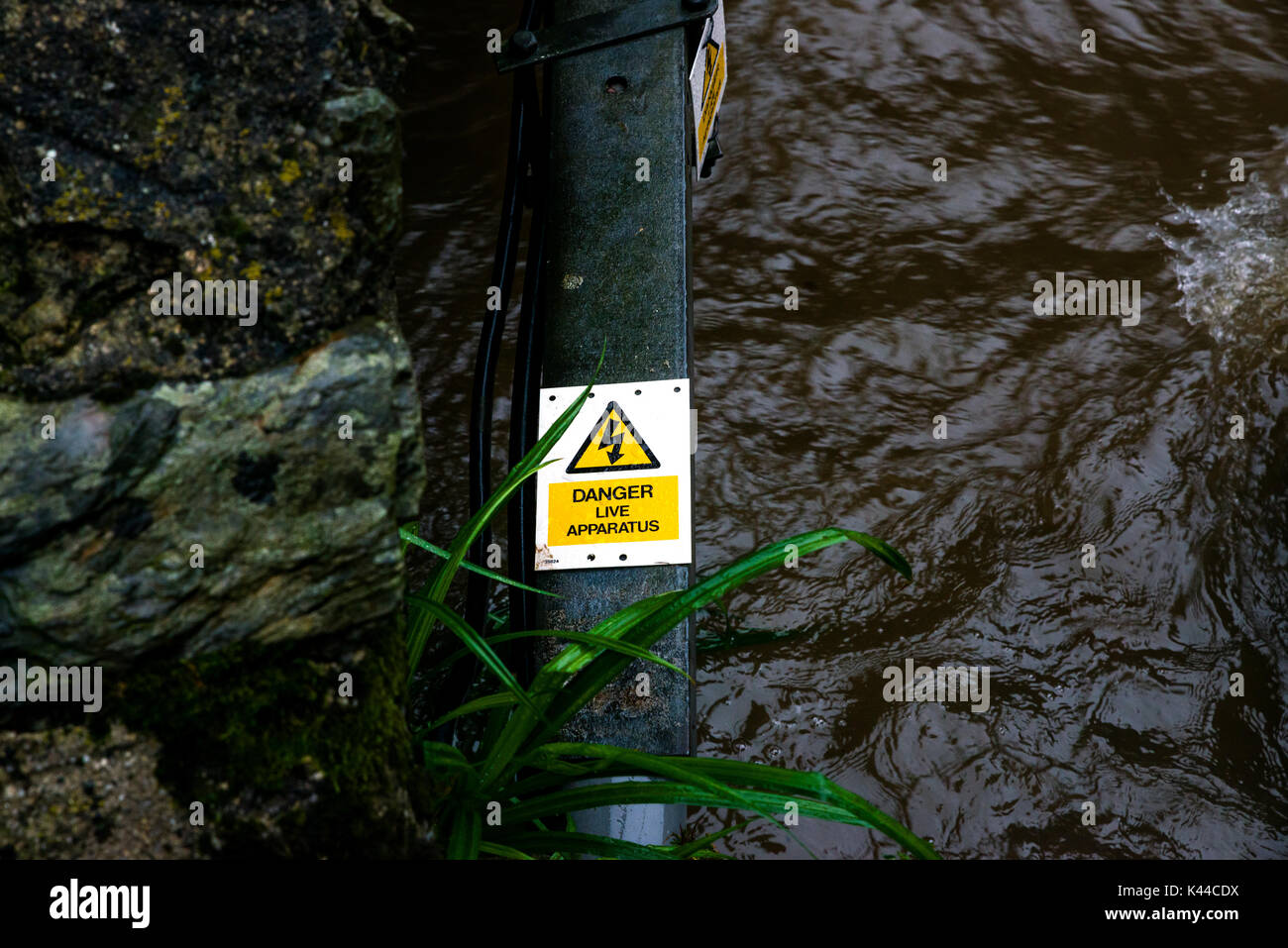 Polperro, Cornwall. September 3rd, After the rain and flooding Polperro ...