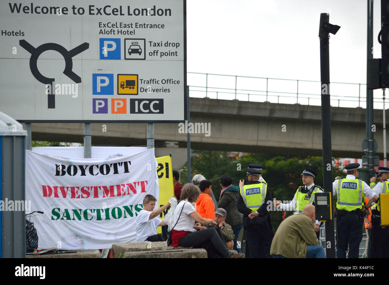 Excel london security hi-res stock photography and images - Alamy