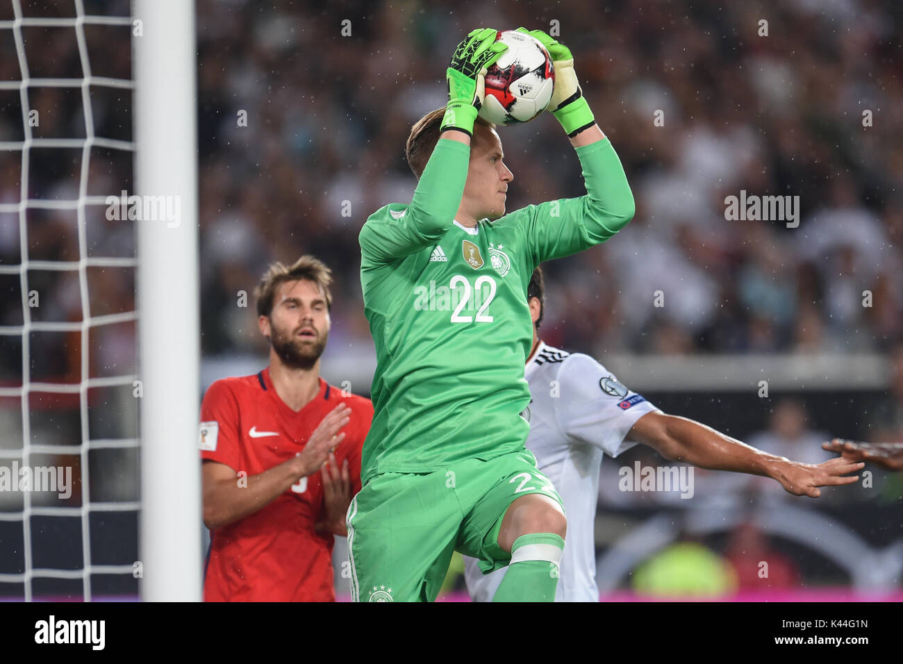 Stuttgart, Germany. 04th Sep, 2017. Germany's goalkeeper Marc-Andre ter ...