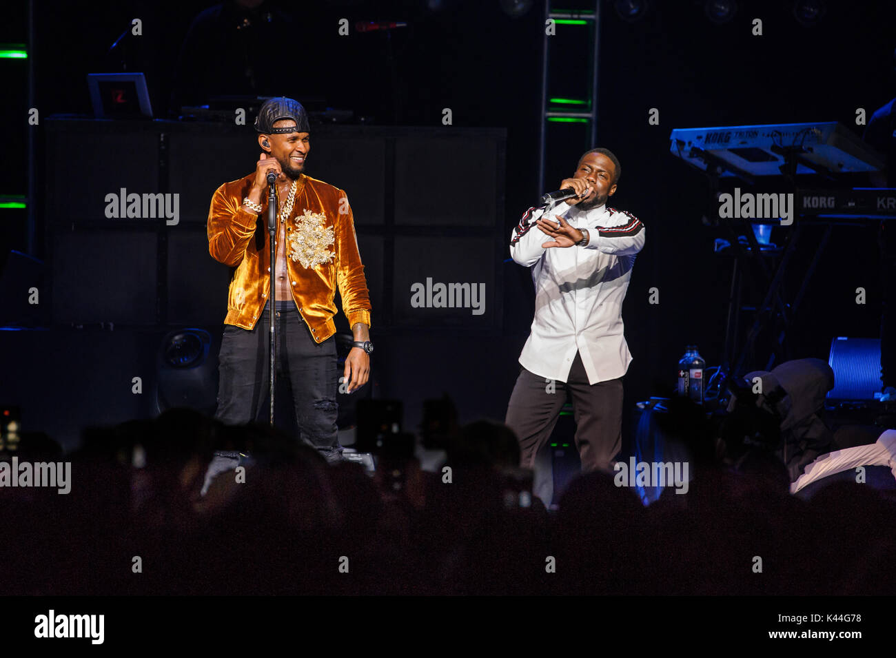 Las Vegas, NV, USA. 1st Sep, 2017. ***HOUSE COVERAGE*** Usher and Kevin ...