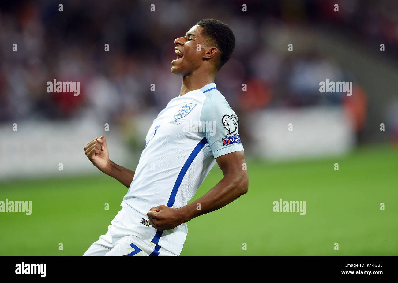 MARCUS RASHFORD OF ENGLAND CEL ENGLAND V SLOVAKIA WEMBLEY STADIUM ...