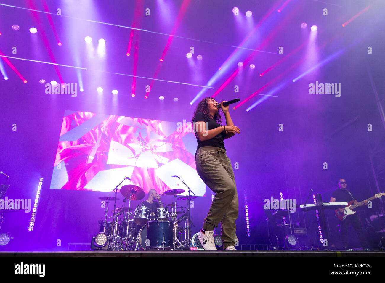 Vancouver, CANADA. 3rd Sep, 2017. Canadian singer-songwriter Alessia ...