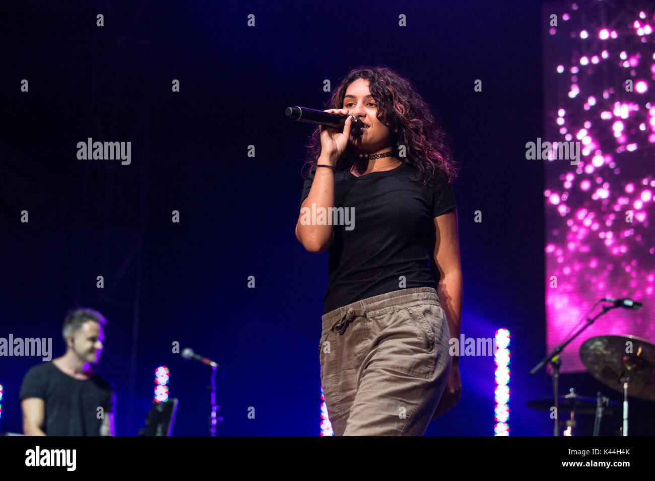 Vancouver, CANADA. 3rd Sep, 2017. Canadian singer-songwriter Alessia ...