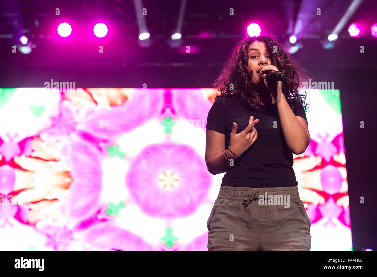 Vancouver, CANADA. 3rd Sep, 2017. Canadian singer-songwriter Alessia ...
