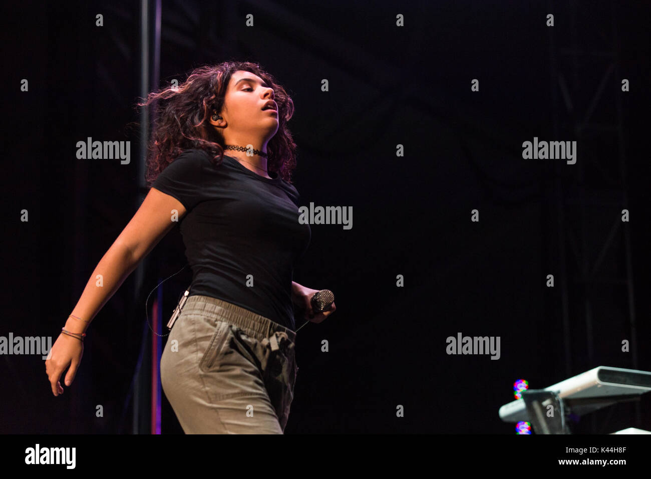Vancouver, CANADA. 3rd Sep, 2017. Canadian singer-songwriter Alessia ...