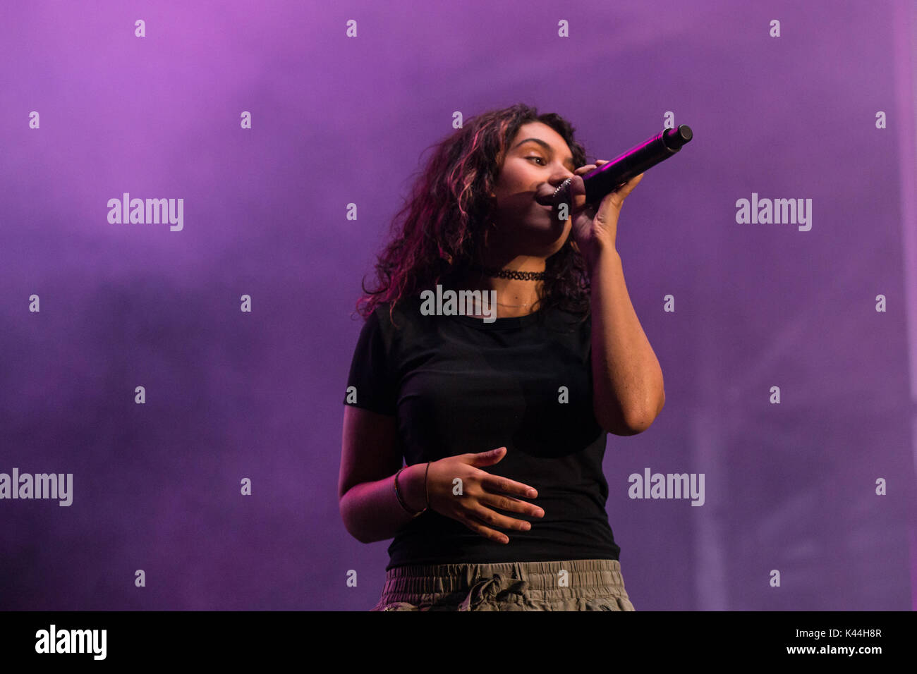 Vancouver, CANADA. 3rd Sep, 2017. Canadian singer-songwriter Alessia ...