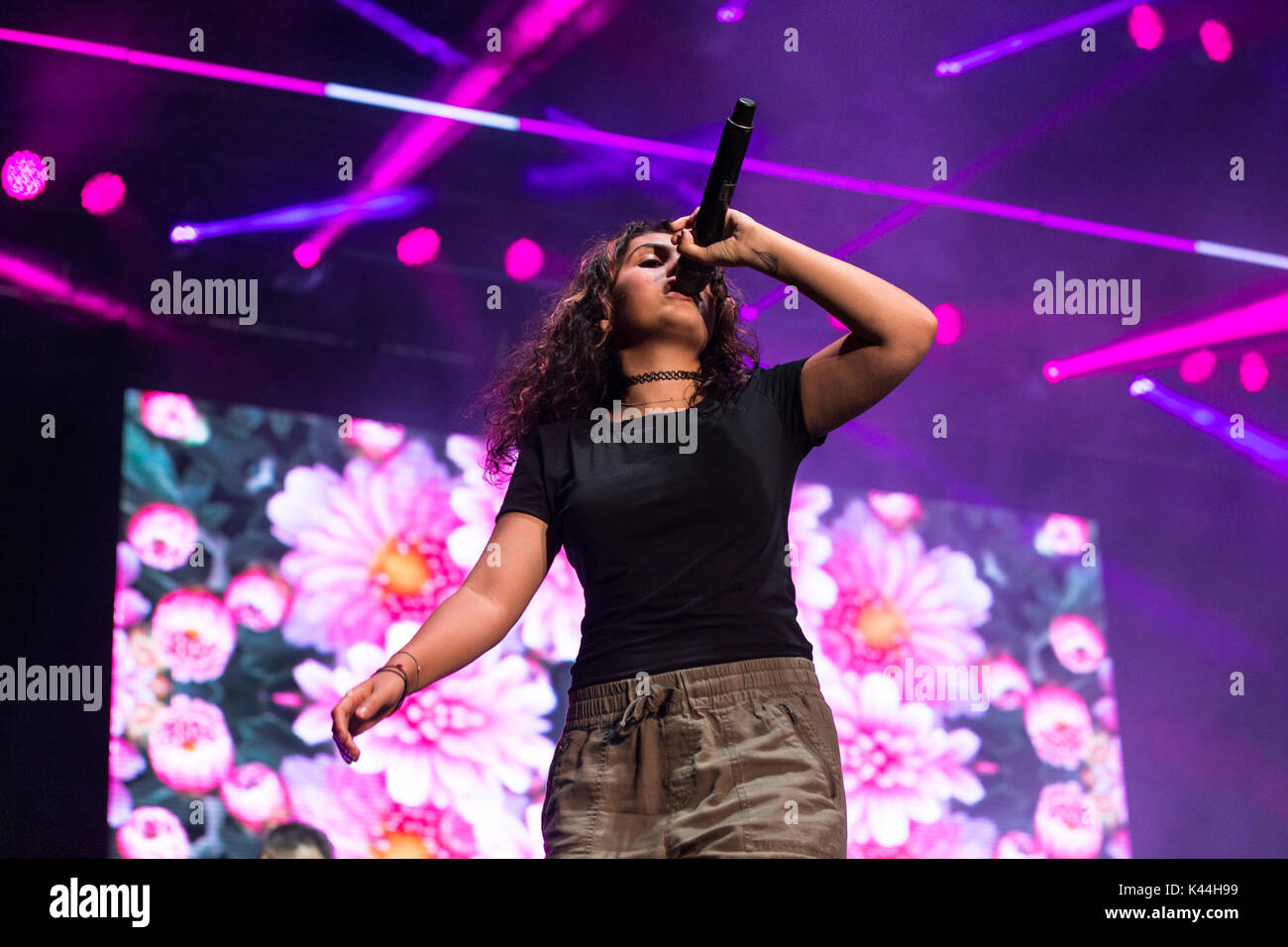Vancouver, CANADA. 3rd Sep, 2017. Canadian singer-songwriter Alessia ...