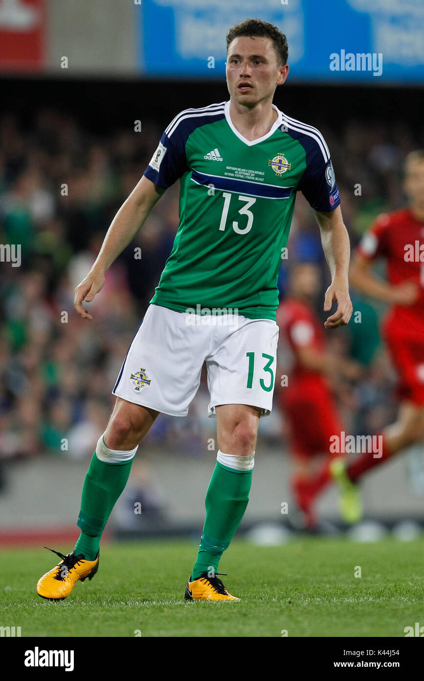 Corry Evans of Northern Ireland during the FIFA World Cup 2018 ...