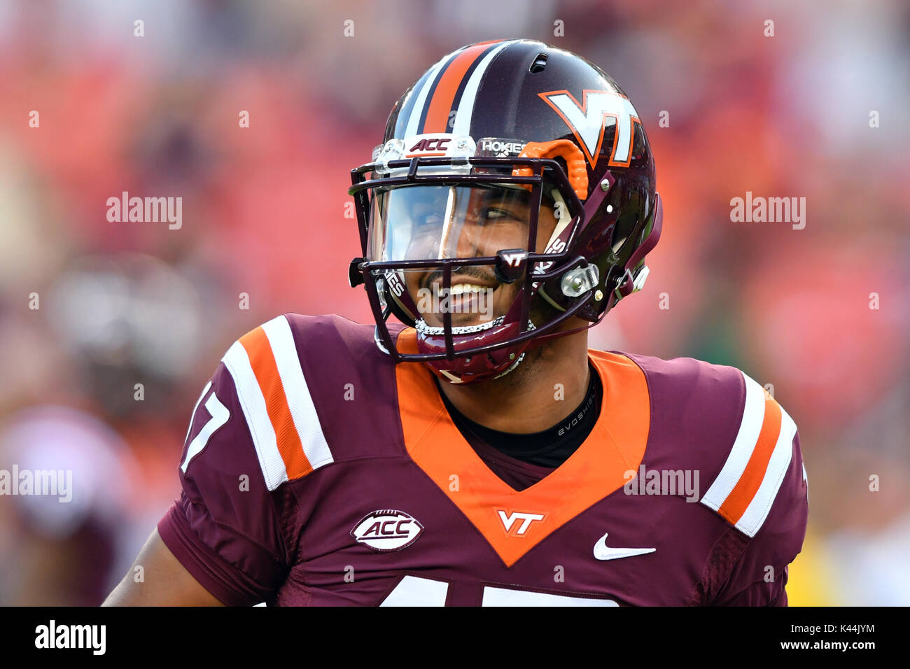 Landover, Maryland, USA. 3rd Sep, 2017. Virginia Tech Hokies ...