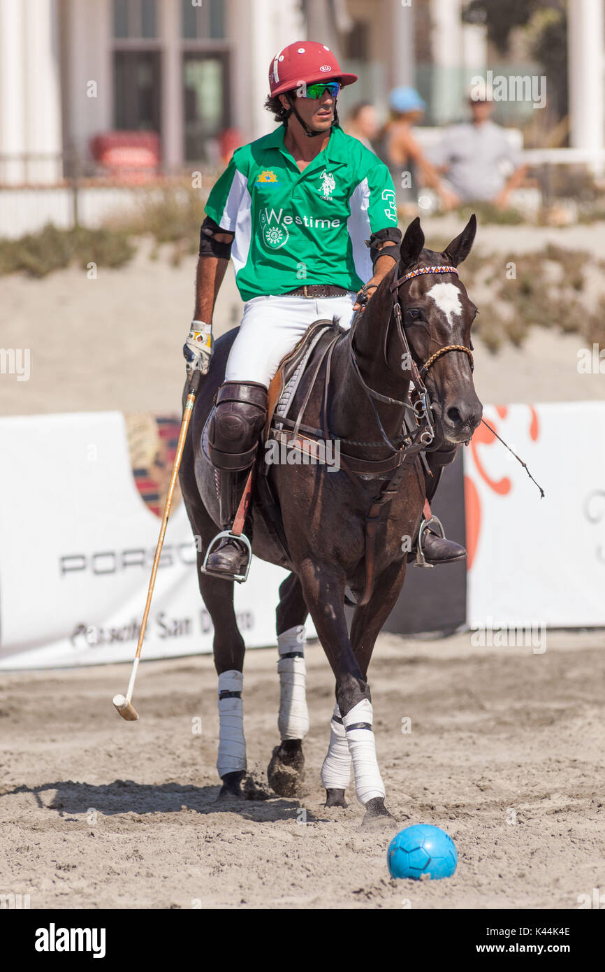 Usa. 2nd Sep, 2017. Polo returns to the warm sands of San Diego. seen ...