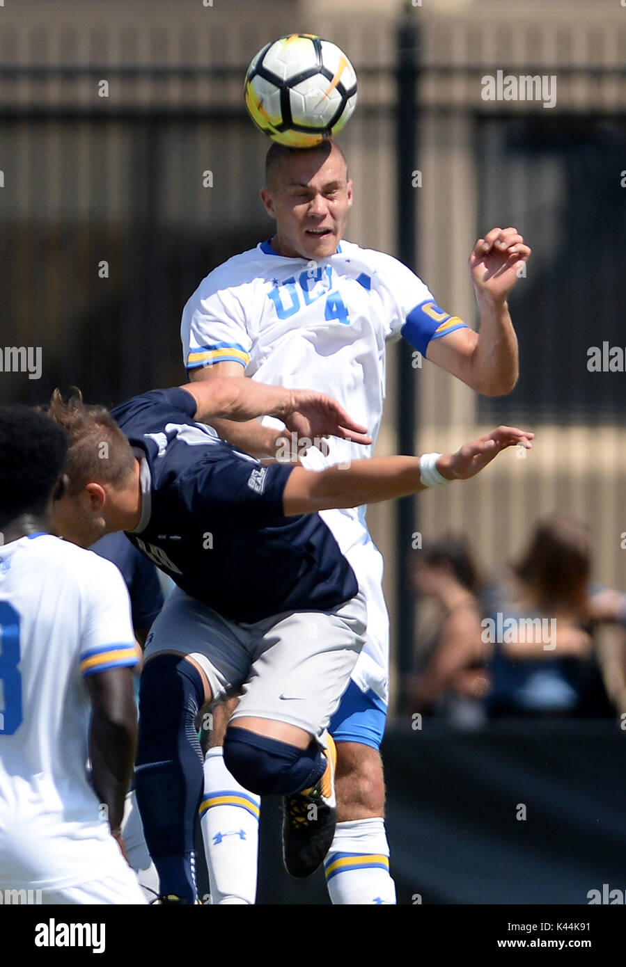 Washington, DC, USA. 4th Sep, 2017. 20170904 - UCLA defender ERIK HOLT ...