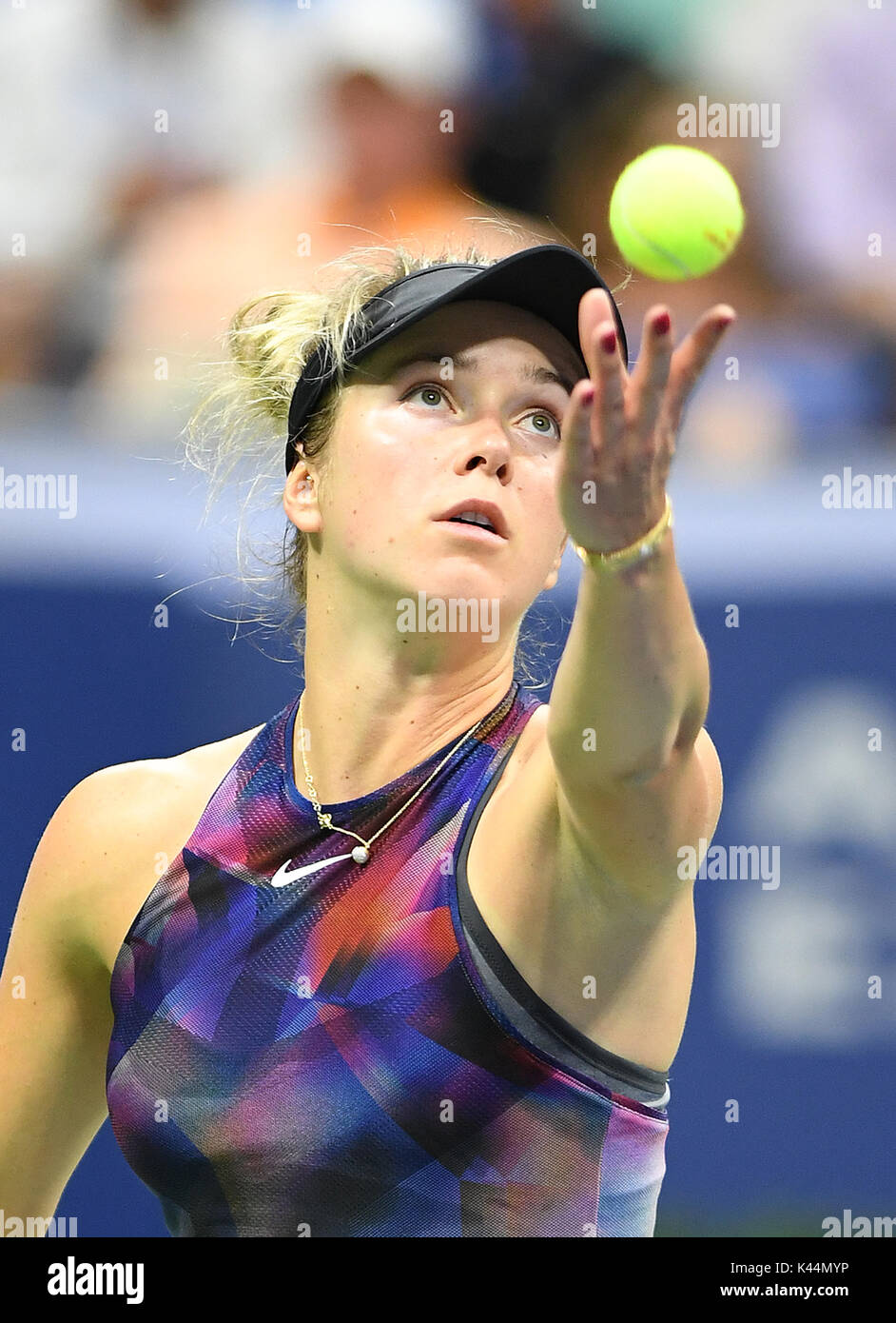 New York, USA. 4th Sept, 2017. ***NO NY DAILIES*** Madison Keys v Elina ...