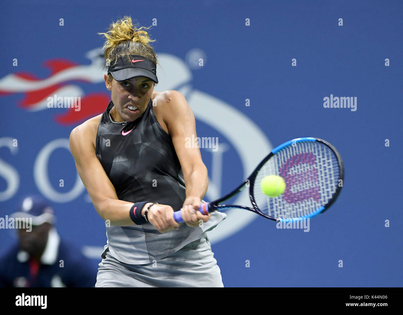 New York, USA. 4th Sept, 2017. ***NO NY DAILIES*** Madison Keys v Elina ...