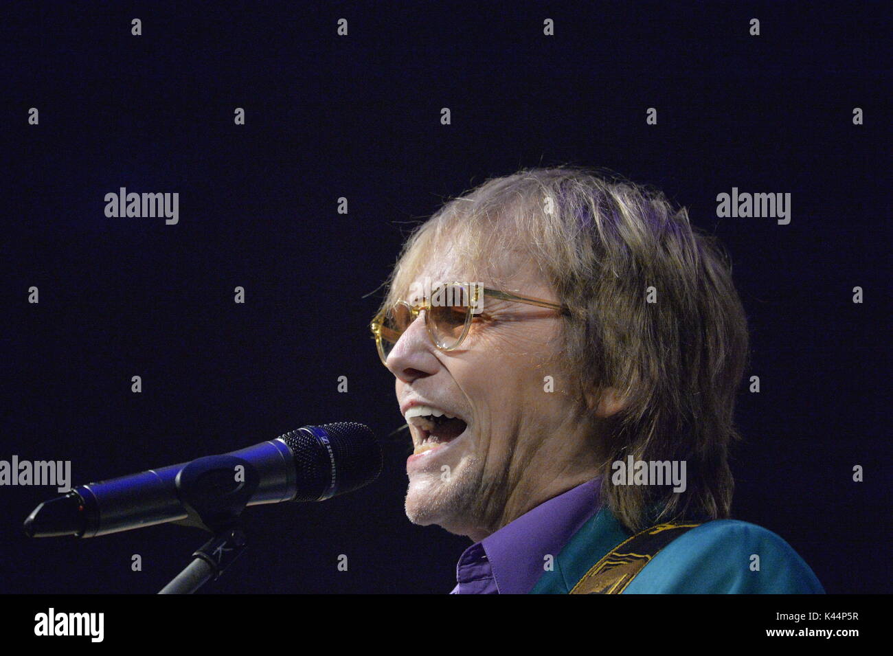 Czech born US guitarist Ivan Kral performs at the concert during his ...