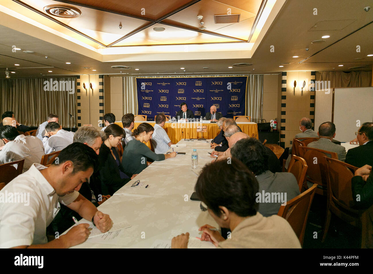 Tokyo, Japan. 5th Sept, 2017. Former Foreign Ministry official Hitoshi ...