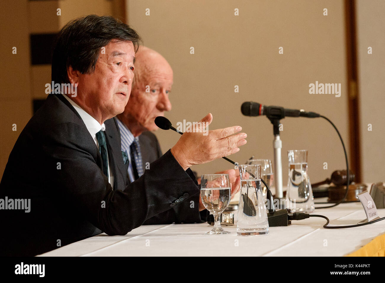 Tokyo, Japan. 5th Sept, 2017. Former Foreign Ministry official Hitoshi ...