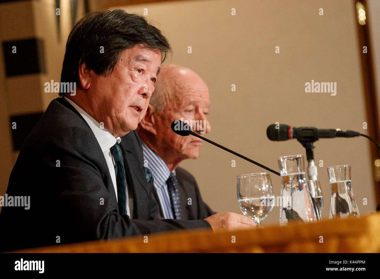 Tokyo, Japan. 5th Sept, 2017. Former Foreign Ministry official Hitoshi ...