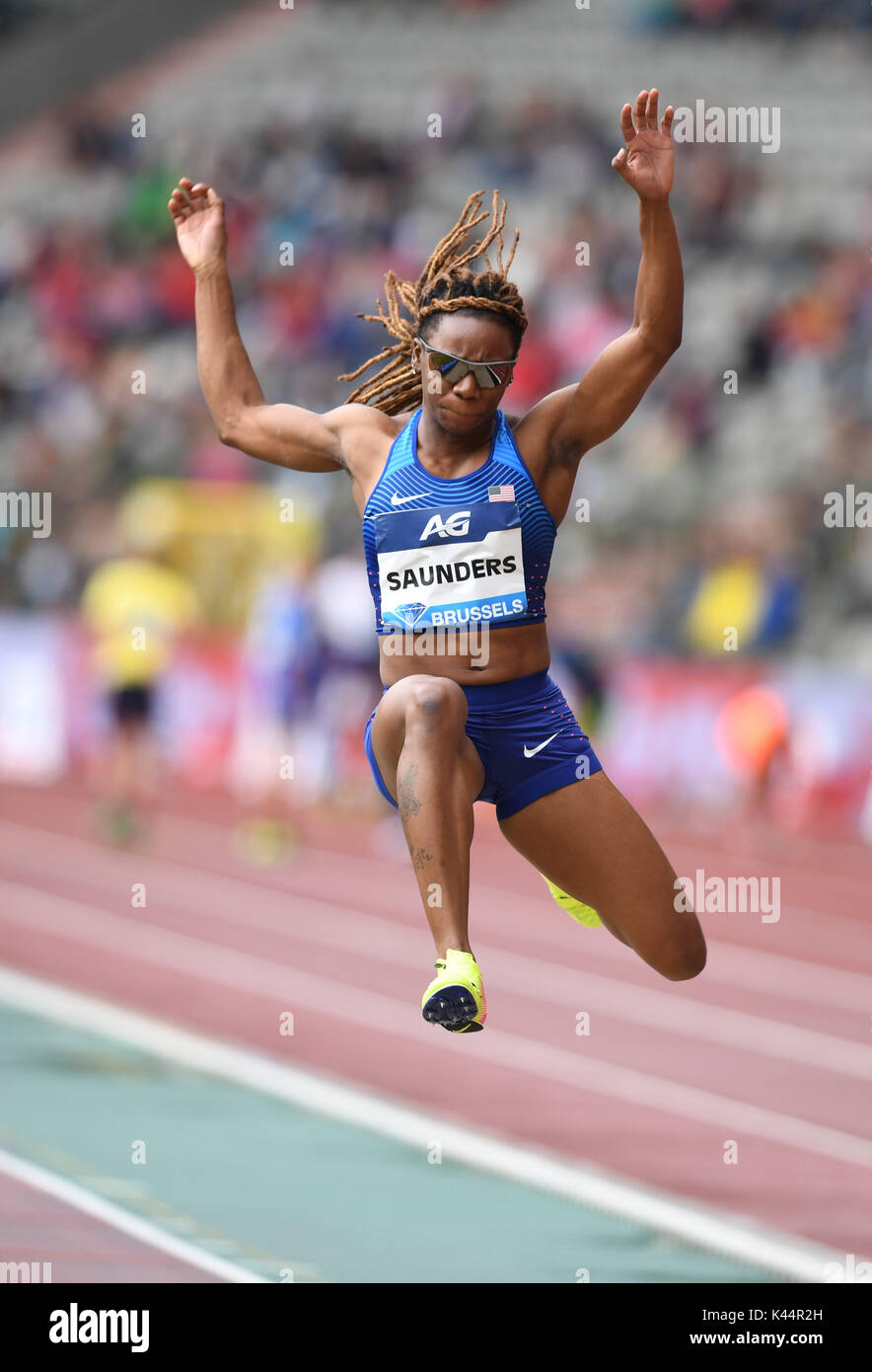 Sha’Keela Saunders aka Shakeela Saunders (USA) places third in the ...