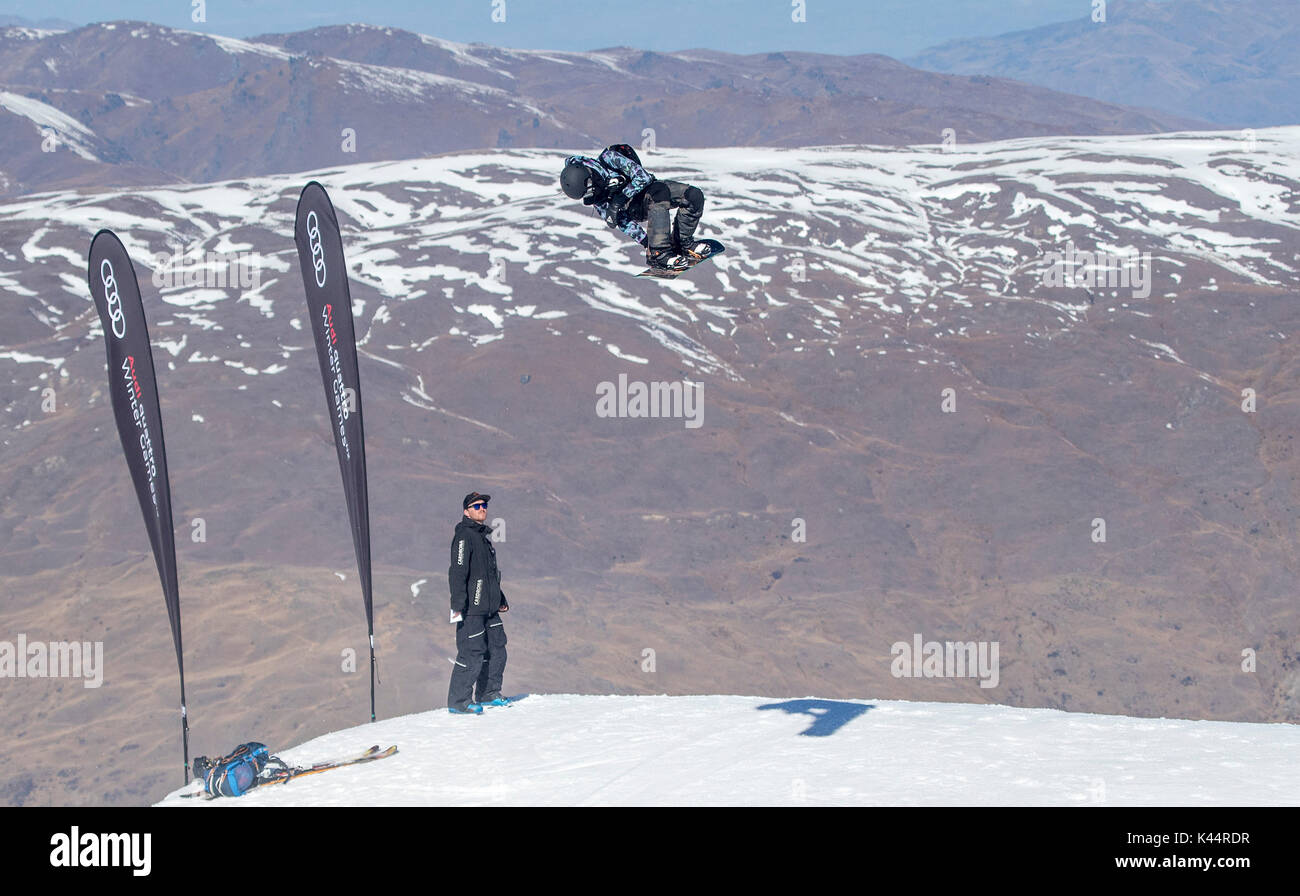 3rd September 2017 , Central Otago, New Zealand; FIS Snowboard World ...