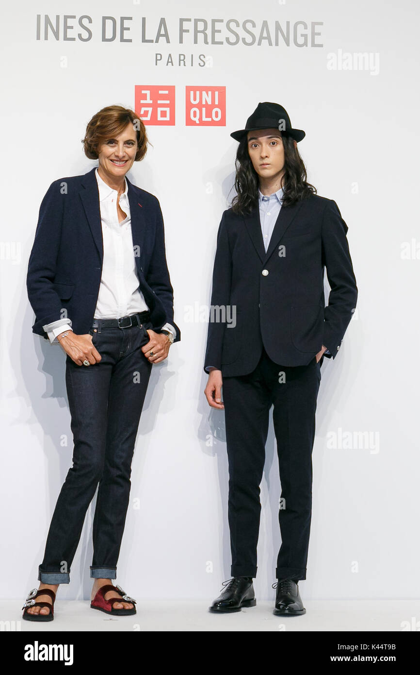 Tokyo, Japan. 5th Sep, 2017. (L to R) French model and fashion designer ...