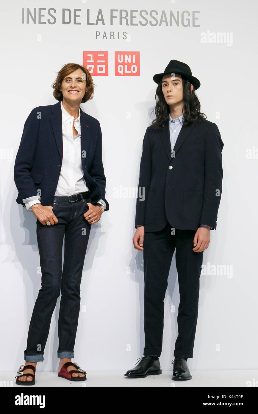 Tokyo, Japan. 5th Sep, 2017. (L to R) French model and fashion designer ...