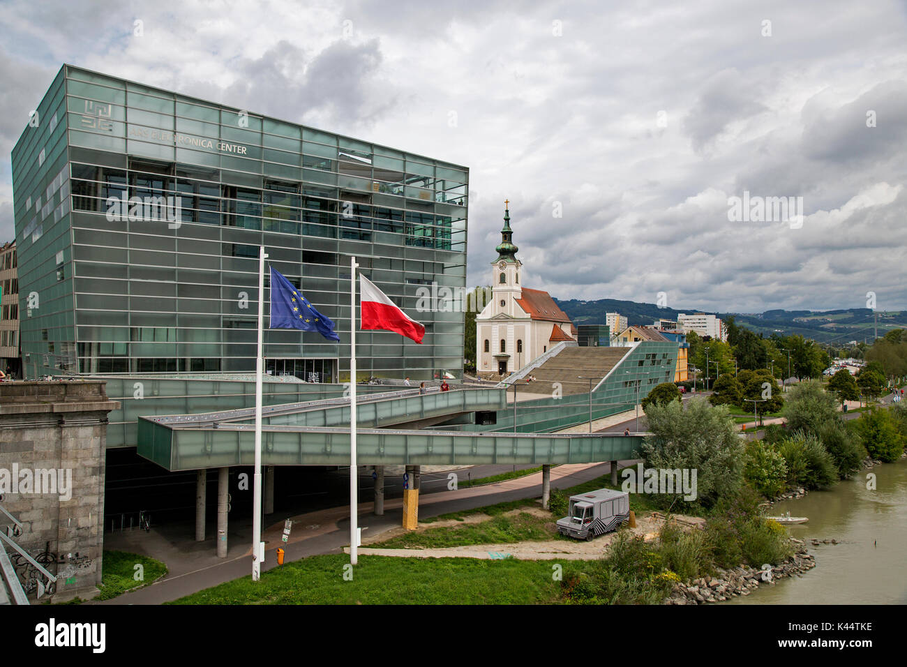 Flag in linz hi-res stock photography and images - Alamy