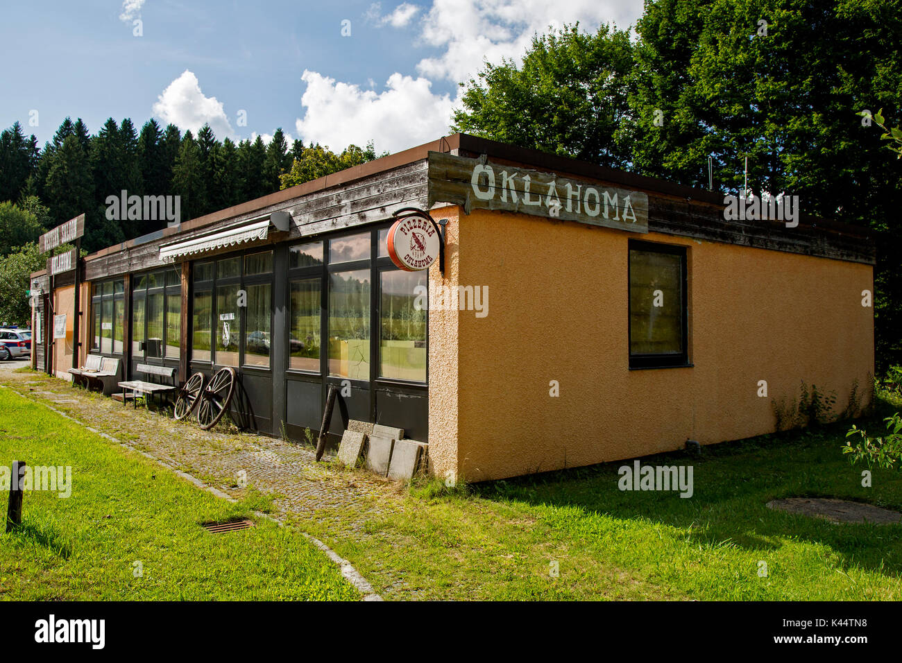The border between Austria and Czechoslovakia Stock Photo - Alamy