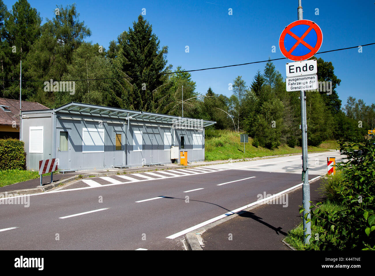 The border between Austria and Czechoslovakia Stock Photo - Alamy