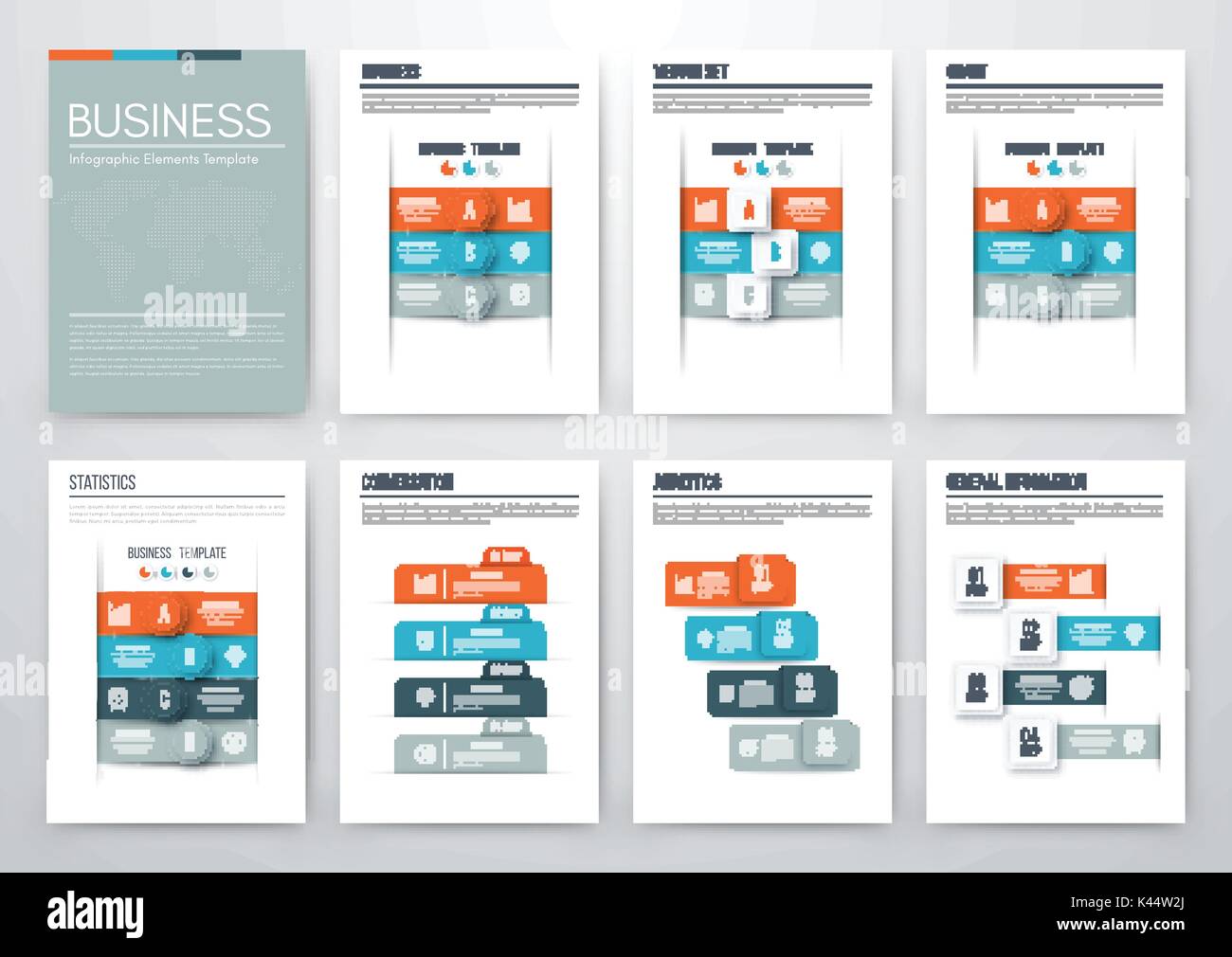 Color elements for infographics Stock Vector Image & Art - Alamy