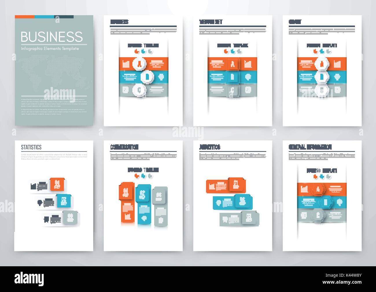 Color elements for infographics Stock Vector Image & Art - Alamy