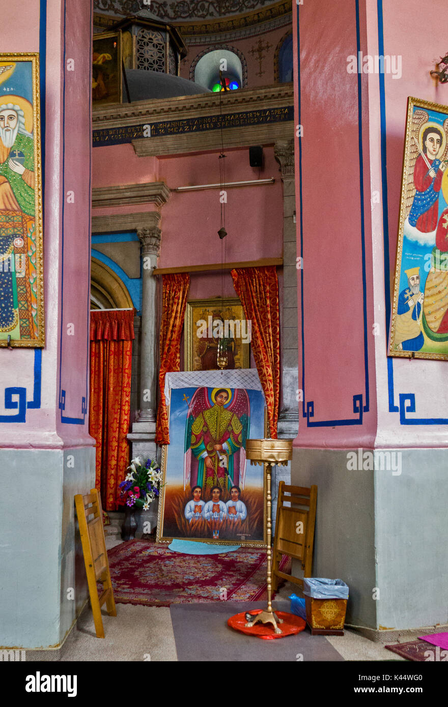 Ancient Ethiopian Orthodox Church Interior High Resolution Stock ...