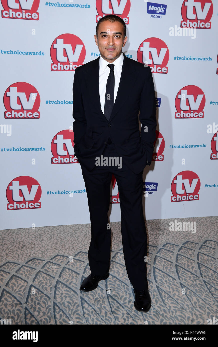 Adil Ray attending the TV Choice Awards 2017 held at The Dorchester ...