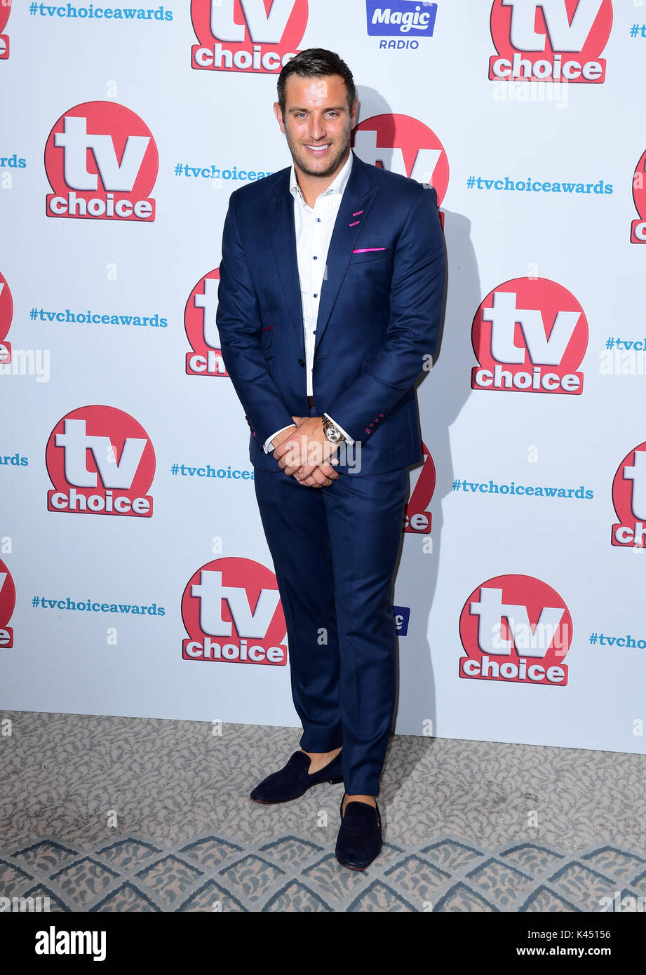 Elliot Wright attending the TV Choice Awards 2017 held at The ...