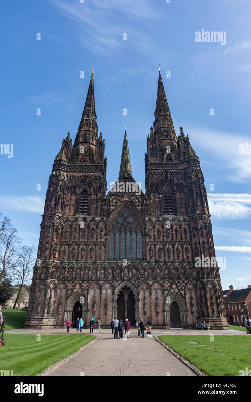 Three Spires Lichfield Cathedral High Resolution Stock Photography and ...
