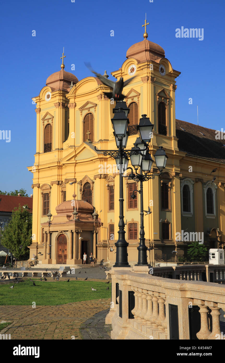 The Roman Catholic Cathedral of St George, on Union (Unirii) Square, In ...