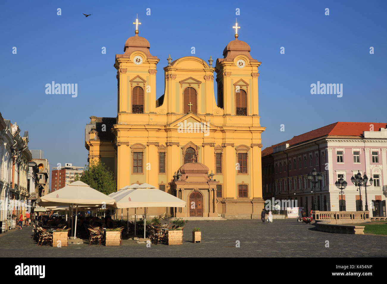 The Roman Catholic Cathedral of St George, on Union (Unirii) Square, In ...