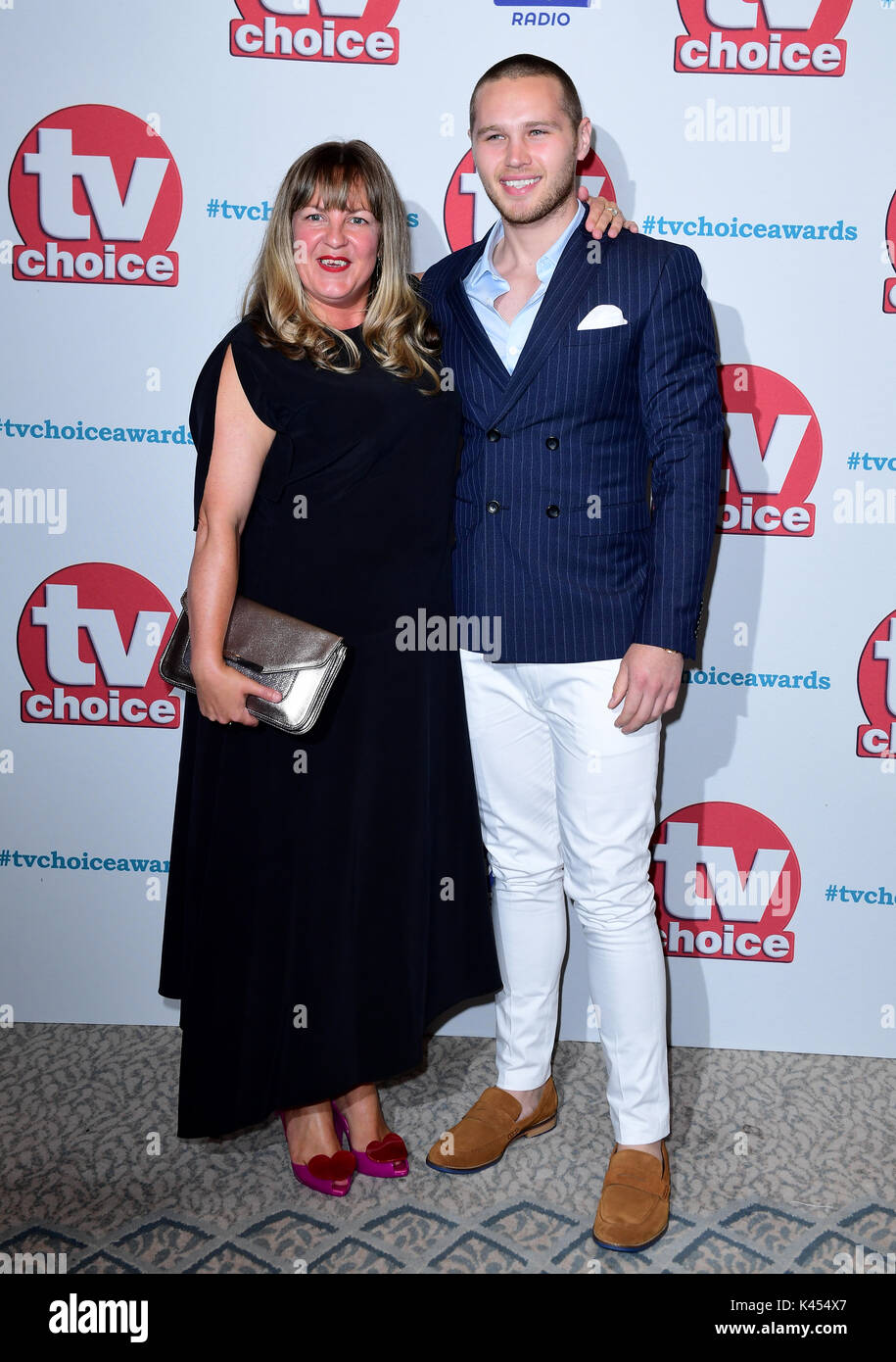 Danny Walters attending the TV Choice Awards 2017 held at The ...