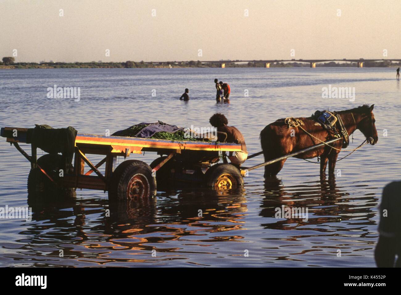 Omdurman confluence of the blue nile white nile rivers river hi-res ...